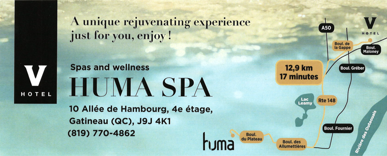 The ULTIMATE V Getaway to relaxation - Huma Spa | Hotel V - Gatineau